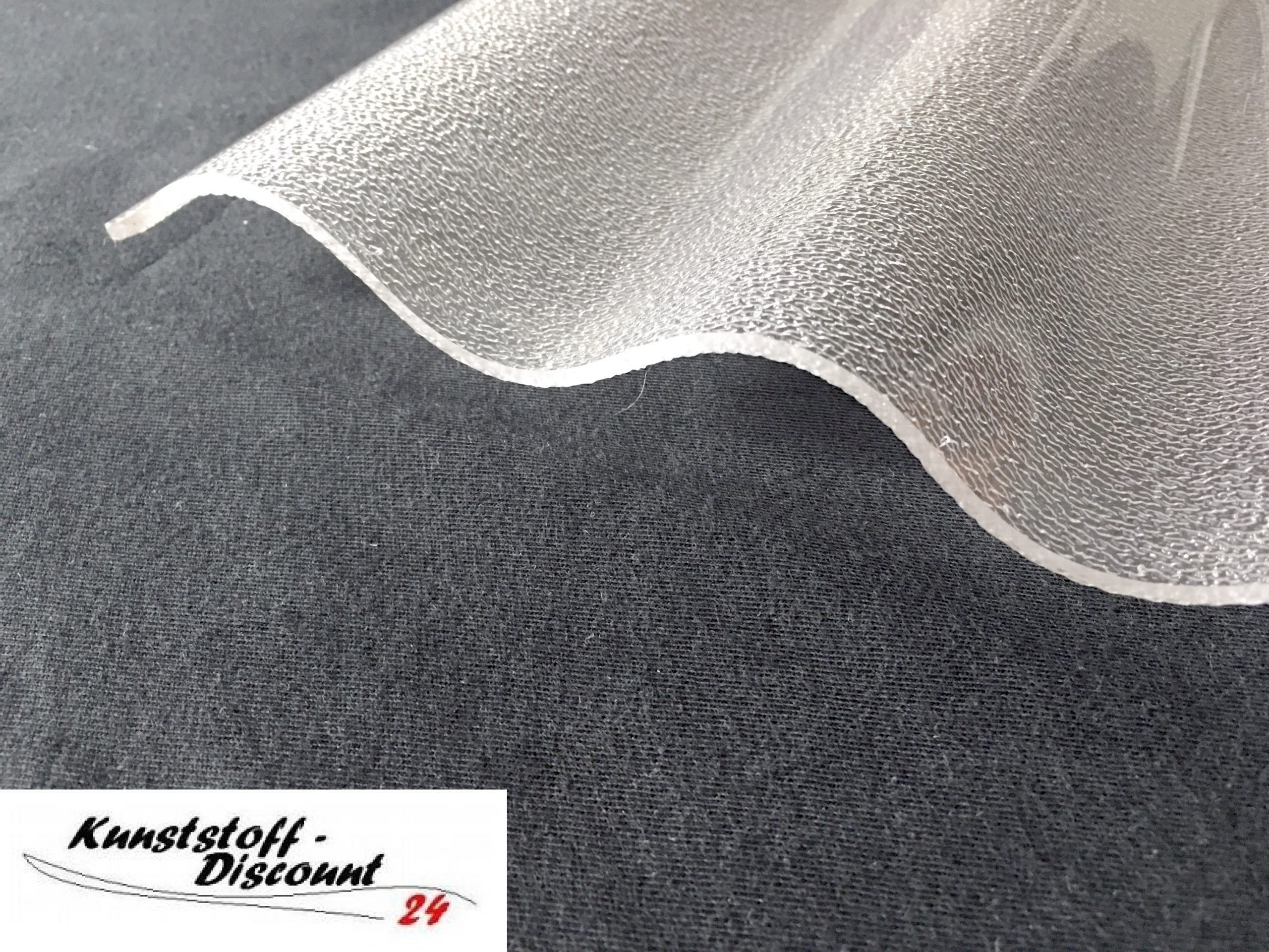 Wellplatten PLEXIGLAS® RESIST farblos C-Struktur 76/18 Sinusprofil 3 mm ...